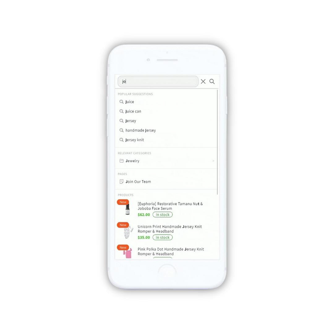 Rapid Search demo store